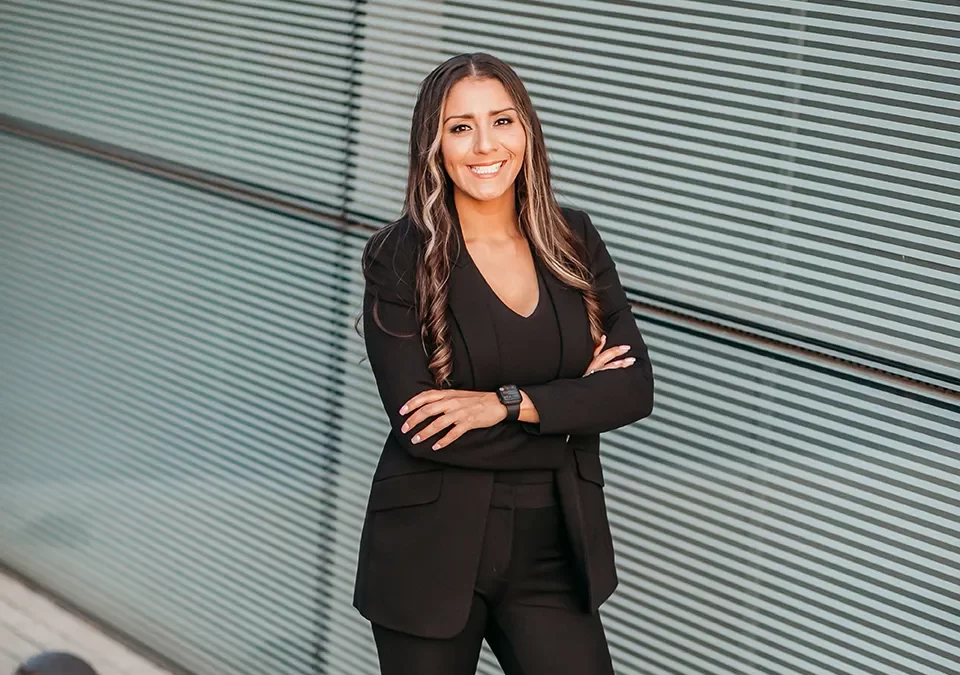 Attorney Jazmin Newton received the Young Alum of the Year Award ...